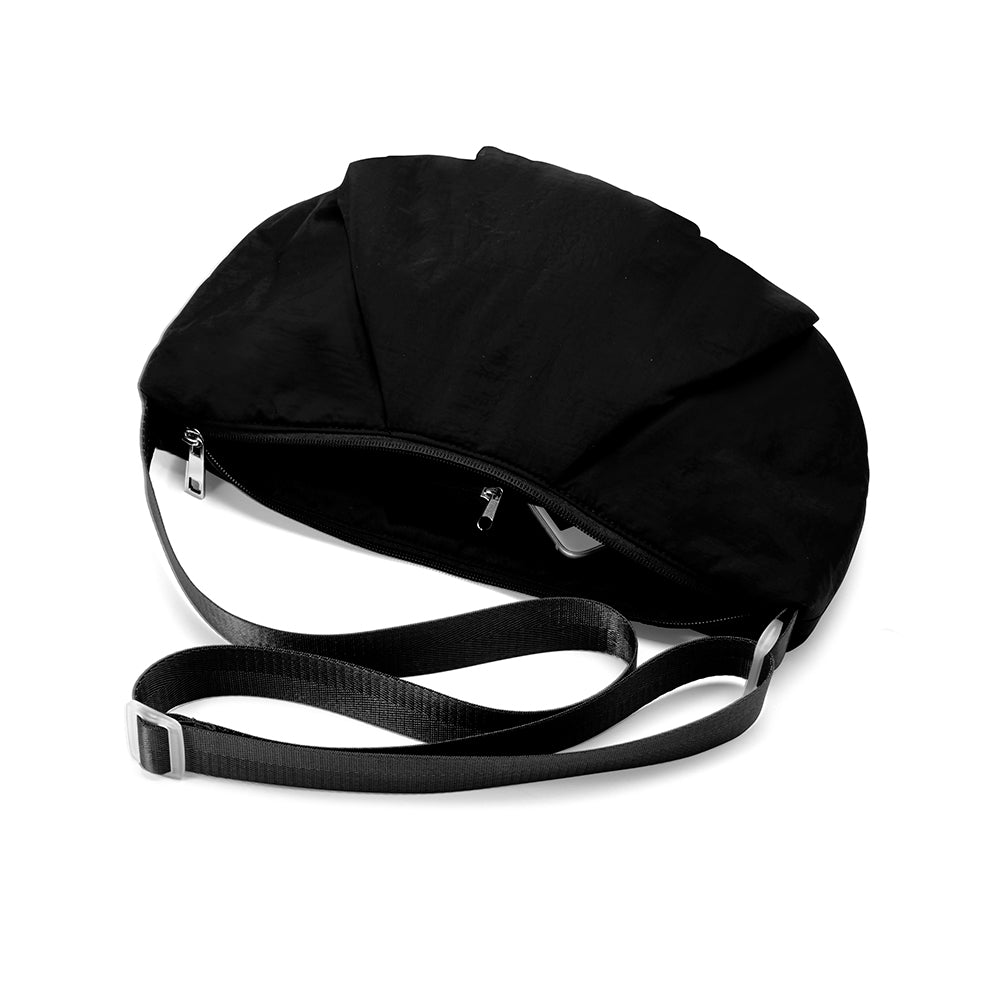 The "Crescent" Crossbody Bag - Black – Mayim Bottle